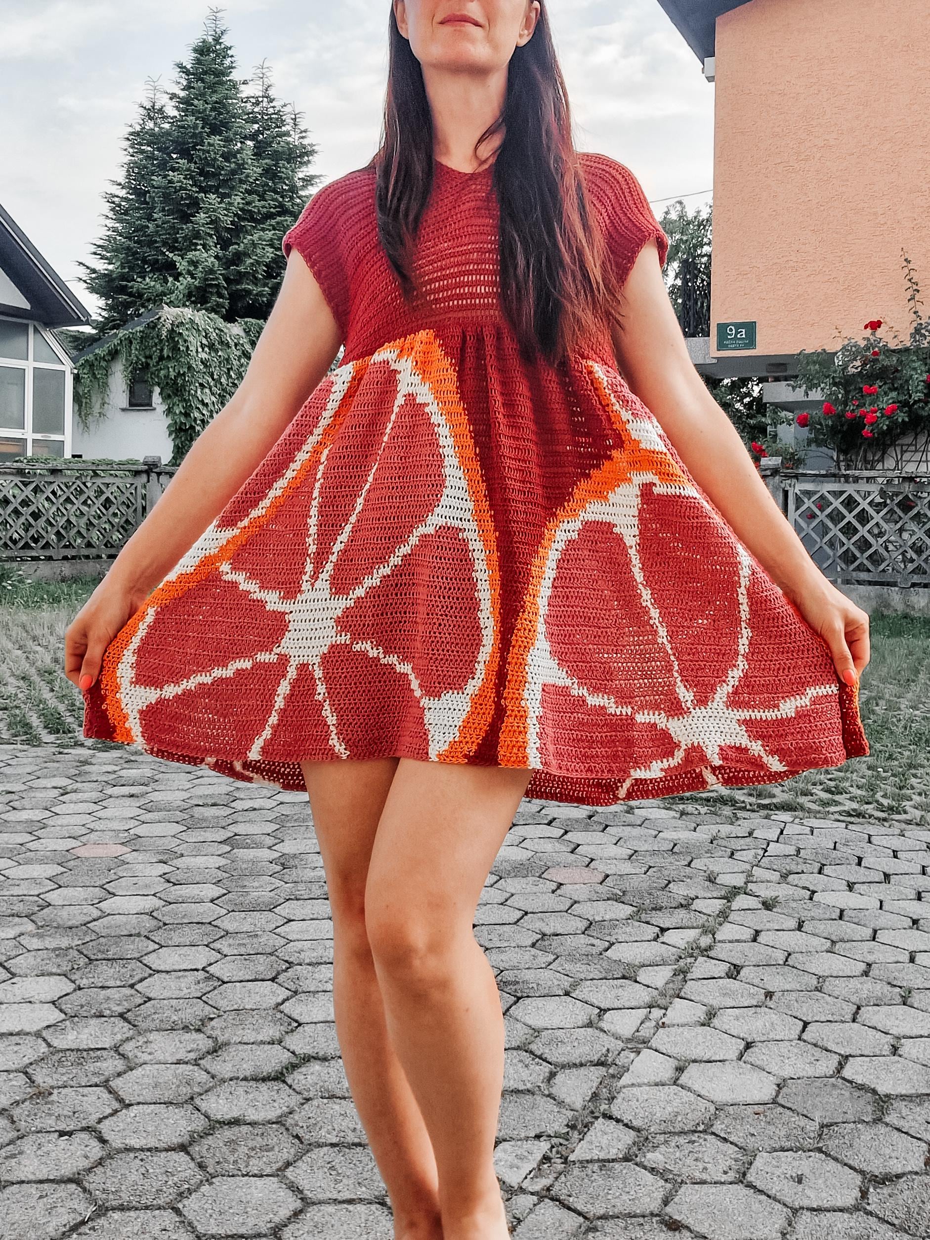 Citrus Dress | Crochet Pattern by Loops Only