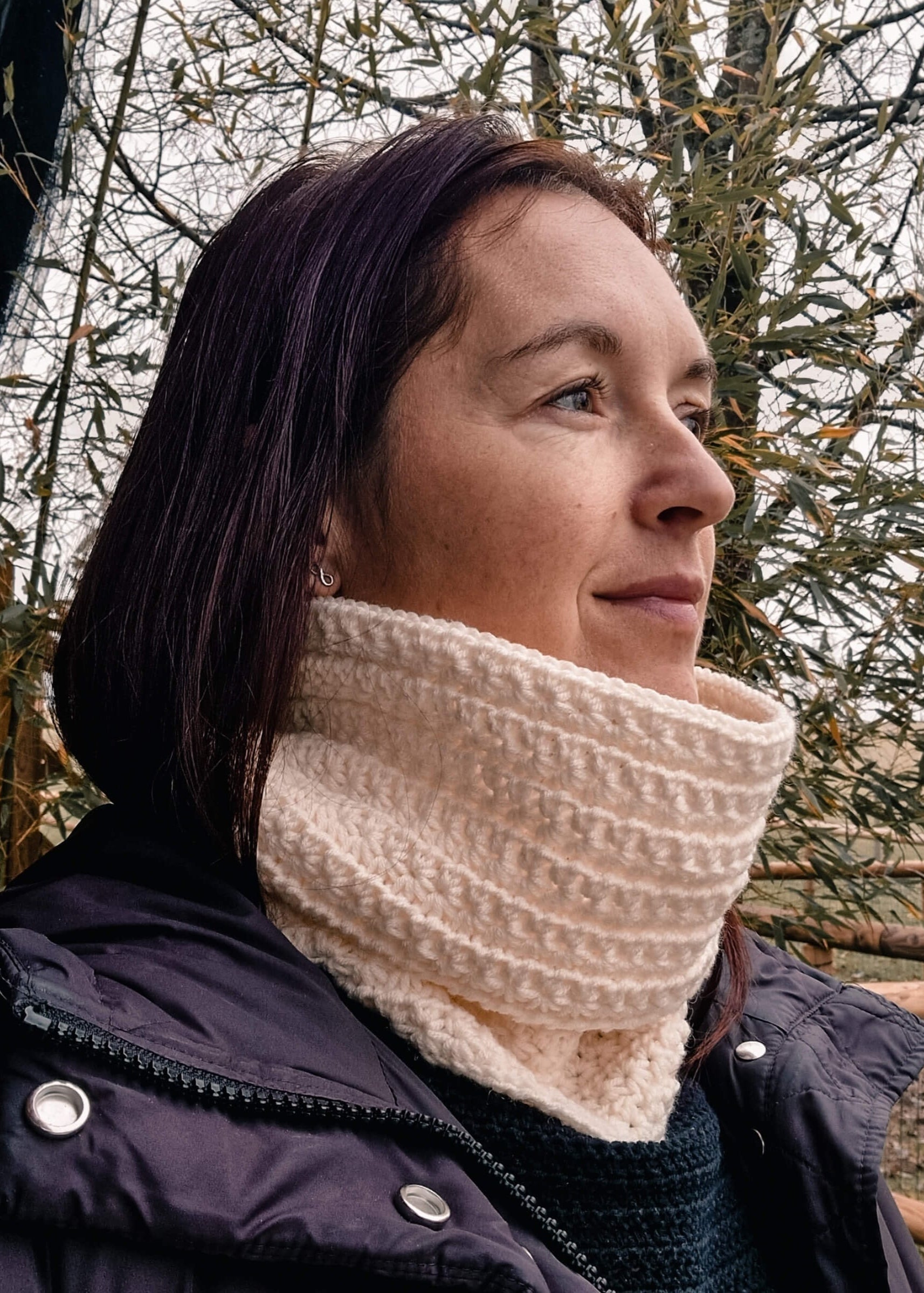 Star Stitch Infinity Scarf