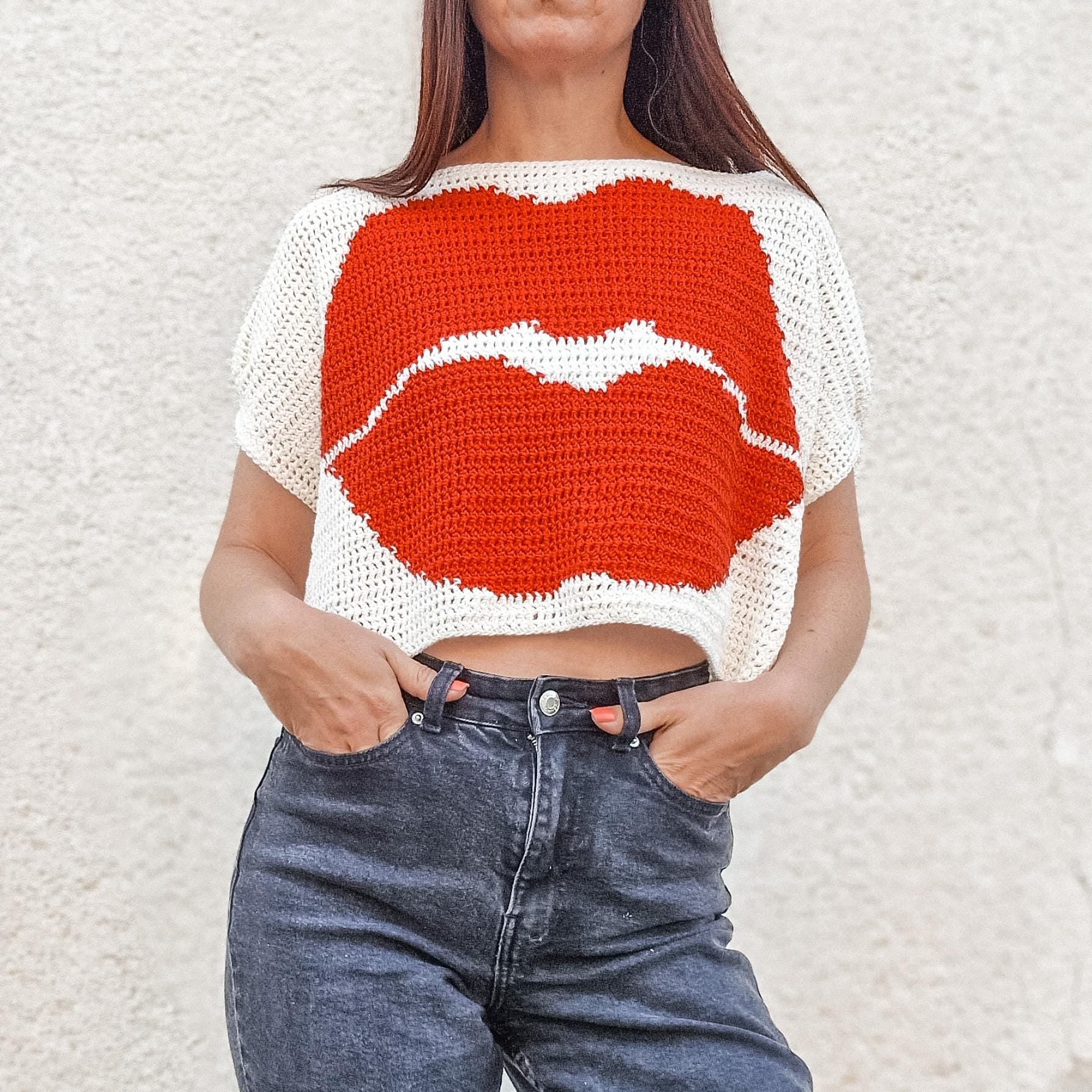 Kiss Top | Crochet Pattern by Loops Only